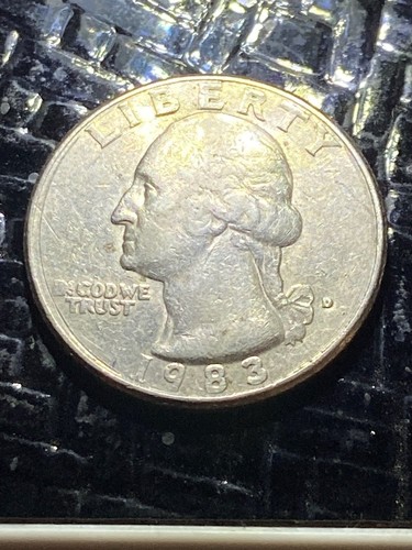 1983-D Washington Quarter with Filled Mint Mark Error Coin | eBay