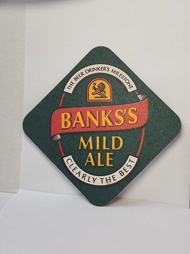 Vintage Beer Coaster/Mat - Banks's Mild Ale/Bitter Beer | eBay