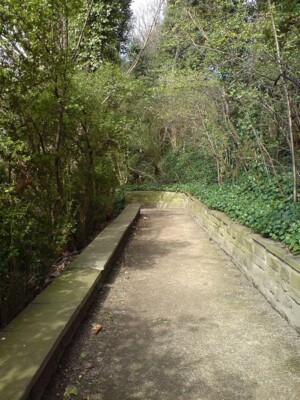Photo 6x4 The Goit-side walk, Kirkstall The goit (mill-stream) is to ...