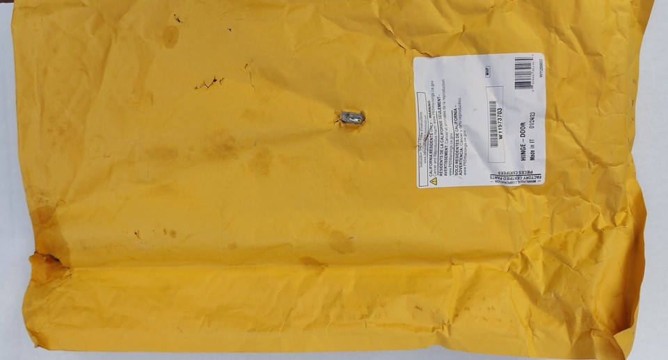 New OEM Whirlpool Dishwasher Left Side Door Hinge W11573703 | eBay