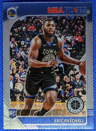 2019-20 Panini NBA Hoops Premium Stock ERIC PASCHALL RC #230 Golden St ...
