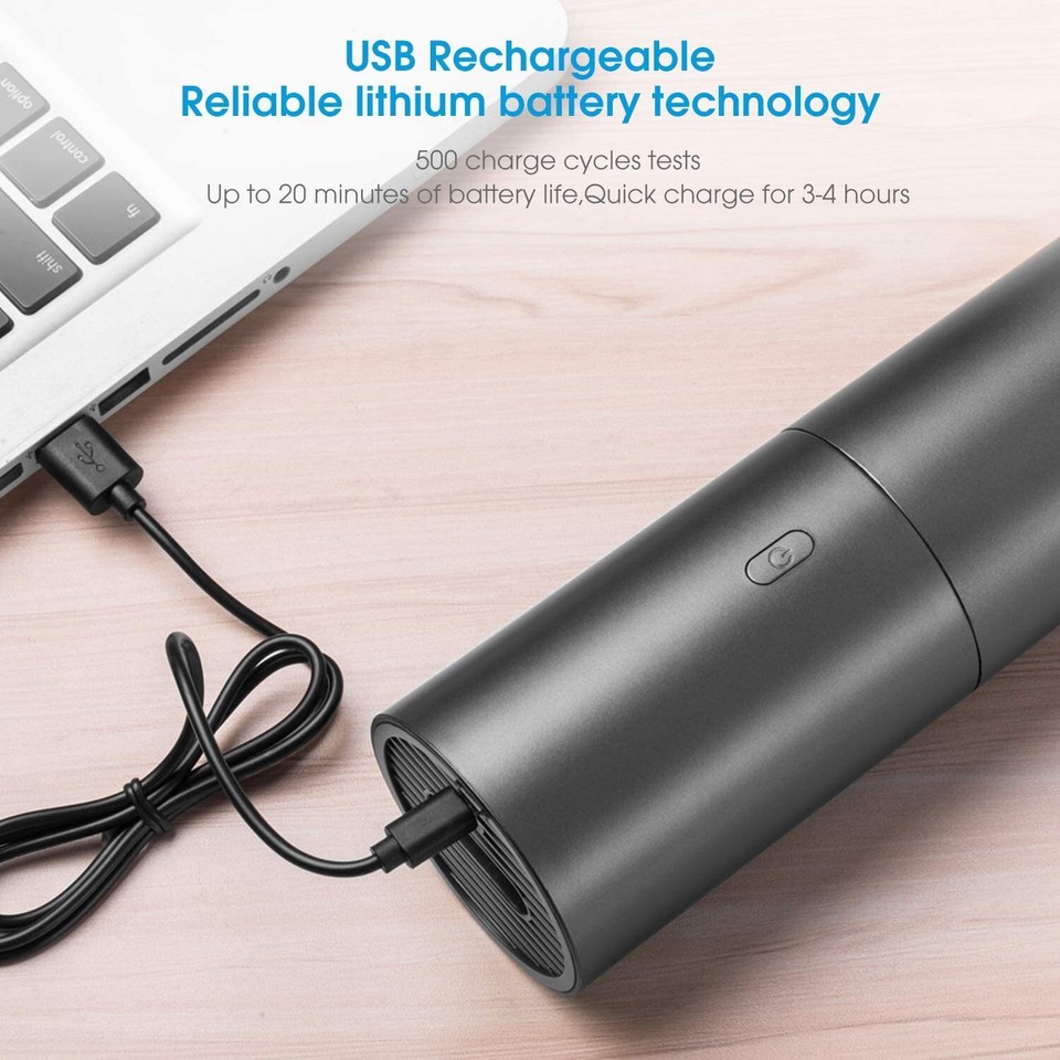 Mini Vacuum Cleaner,Small Handheld Vacuum Cordless USB Rechargeable ...