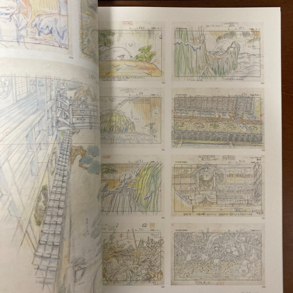 Studio Ghibli Layout Design Exhibition Art Book Hayao Miyazaki ...