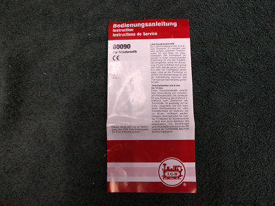 LGB 80090 AUTOMATIC SHUTTLE INSTRUCTION PHOTOCOPY | eBay