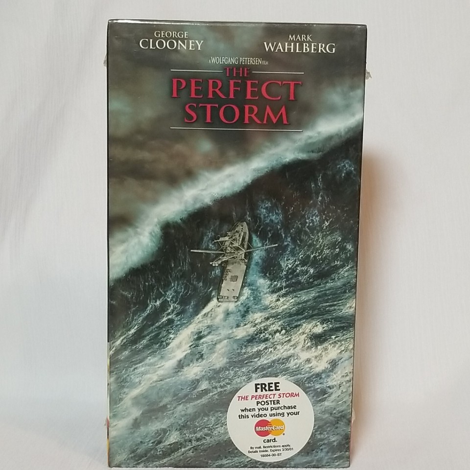 The Perfect Storm VHS 2000 New Factory SEALED George Clooney Mark ...