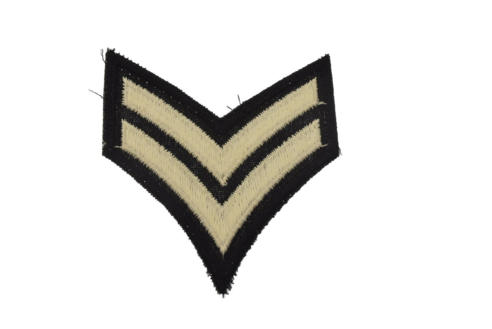 Police Sergeant Corporal Silver Black Chevron Patch-Lot of 14 NEW ...