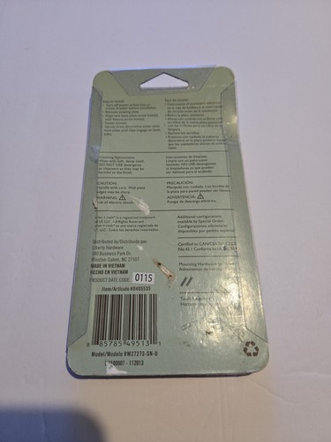 ALLEN & ROTH SINGLE TOGGLE LIGHT SWITCH WALL PLATE SATIN NICKEL FINISH ...