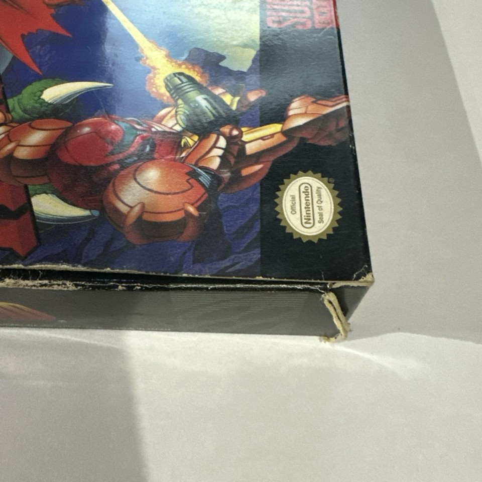 Super Nintendo Super Metroid SNES Authentic Tested Complete CIB Battery ...