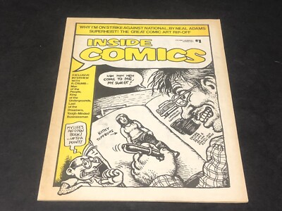 INSIDE COMICS VOL. 1 #1 UNDERGROUND FANZINE (1974) R. CRUMB | eBay
