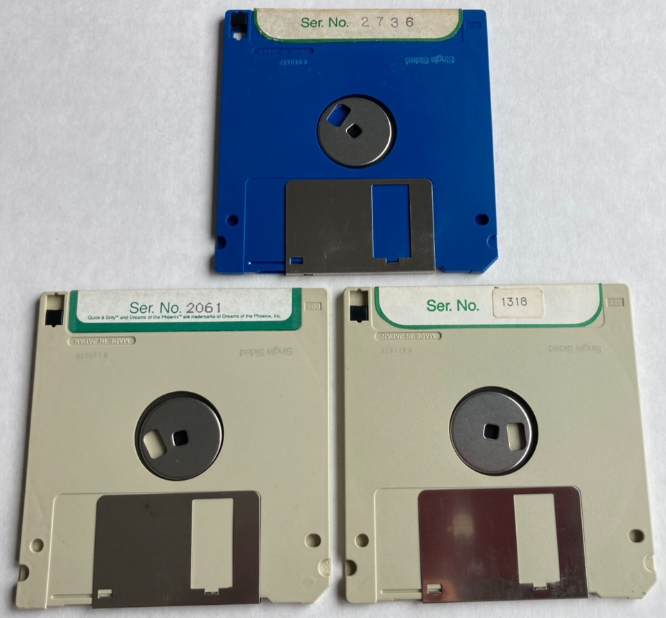 1985 vintage MACINTOSH Quick & Dirty Utilities computer software DISK ...