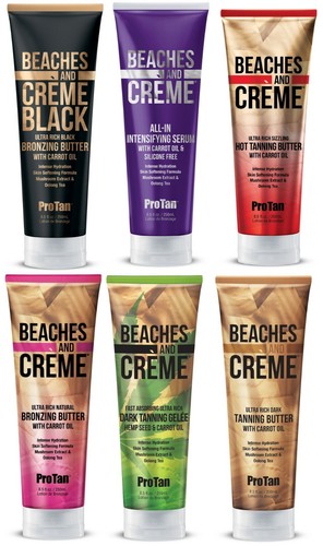 Pro Tan Beaches & Creme Sunbed Tanning Lotion Cream + Free Goggle | eBay