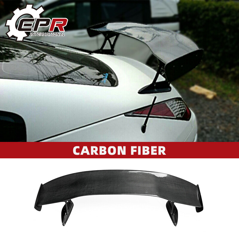 For Nissan 350Z Z33 INGS Carbon Fiber Rear Trunk GT Spoiler Wing Trim ...