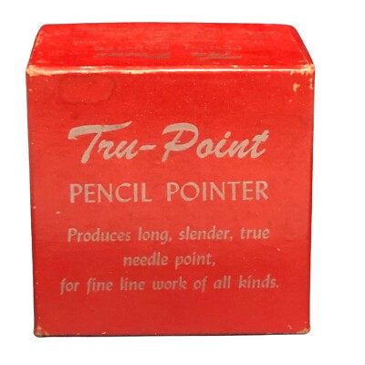 Tru-Point Pencil Pointer Lead Pencil Sharpener Original Box Architecture Vintage | eBay