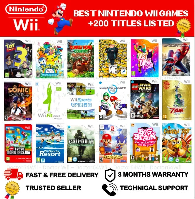 Best Nintendo Wii Games List