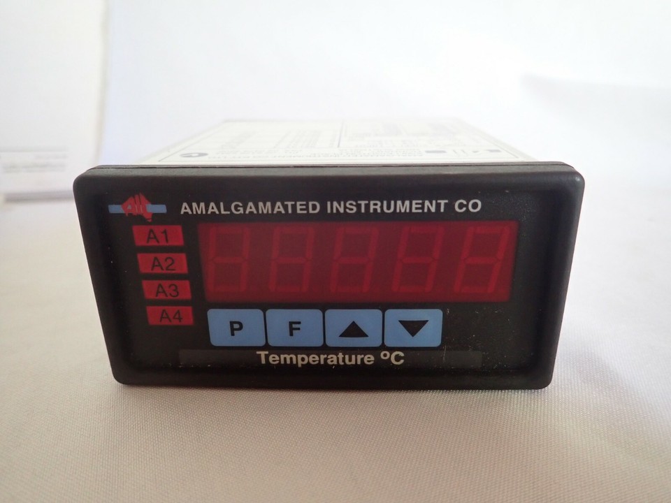 AMALGAMATED INSTRUMENT PM4-RT8-DCH-5E-RRR MULTI-INPUT TEMP MONITOR ...