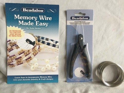 Memory Wire Made Easy Booklet Cutters Shears pliers 60mm 20 gauge ...