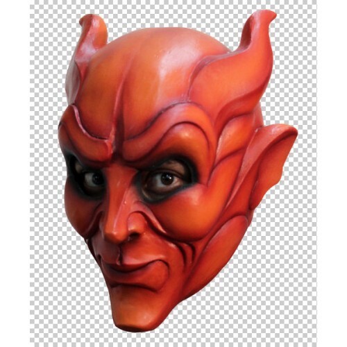 Devil Diablo Mask Halloween Rubber Masks Fancy Dress Costume Accessory ...