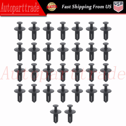 100Pcs For Mercedes Benz Fender Liner Fastener Rivet Retainer Clips ...