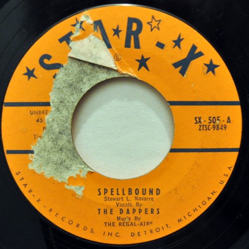 The DAPPERS 45 We're in love / Spellbound STAR-X doowop Original press ...