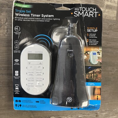 Wireless Timer System, Indoor/Outdoor, 2-Outlet | eBay