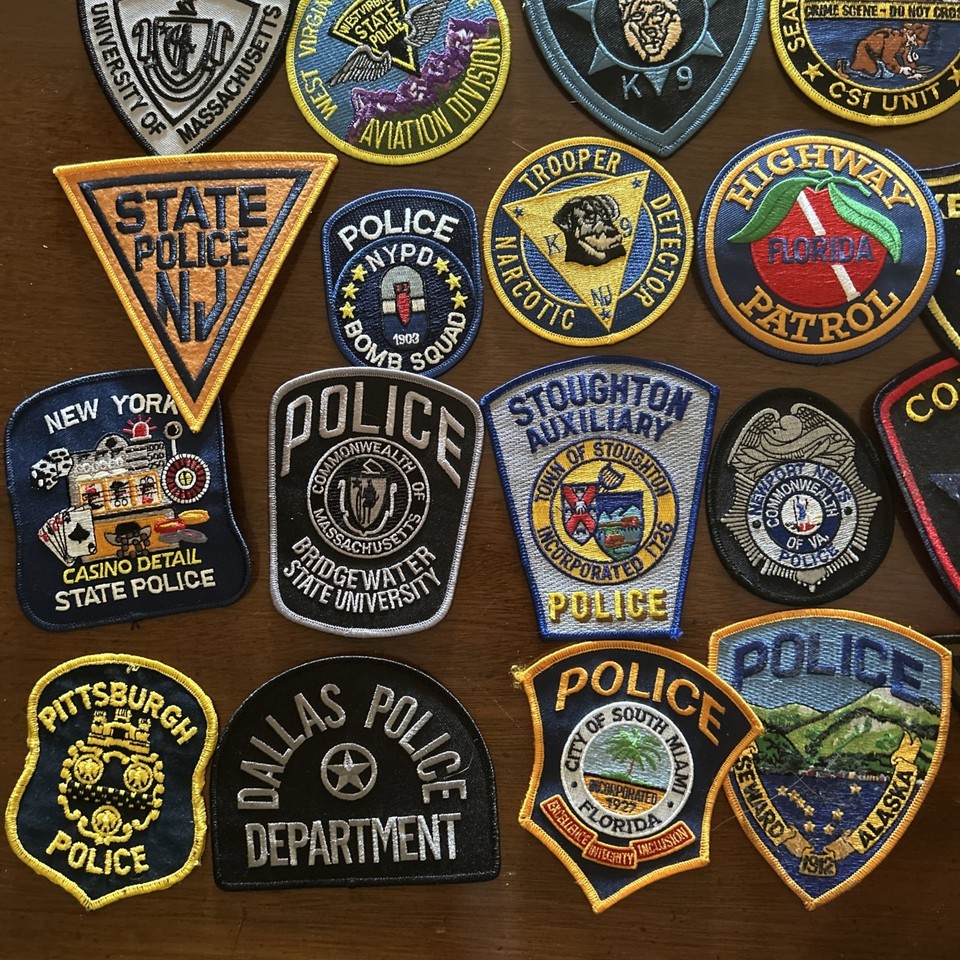 Lot Of 35 Police Patches | eBay