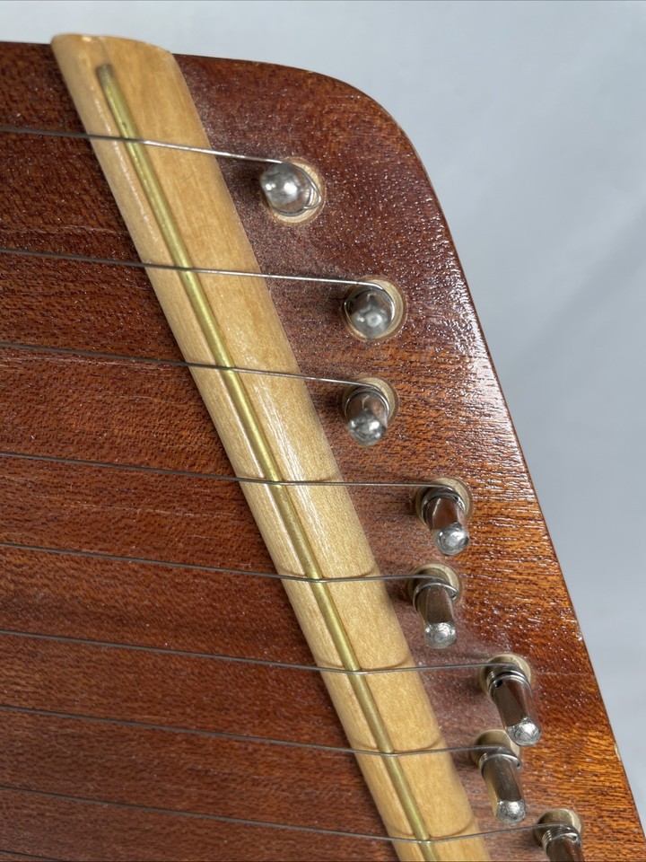 Vintage Nepenenoyka 15-String String Wooden Lap Harp Musical Instrument ...
