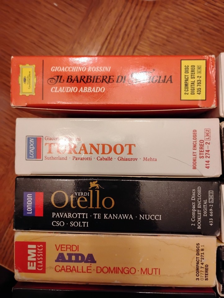Lot of 12 Opera CD boxed sets, London, EMI, Teldec and more | eBay