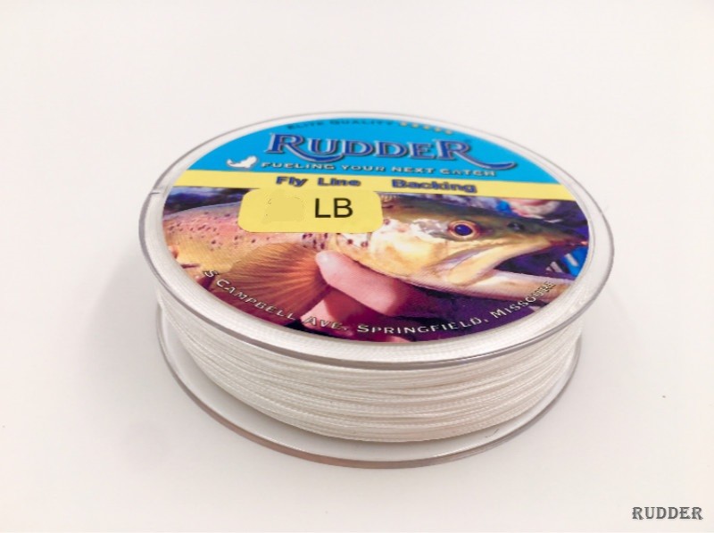 Rudder braided Fly Fishing Backing Line Leader Line 20LB 30LB 100 M 110 ...