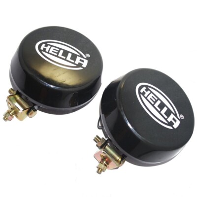 Pair Hella White Fog Lamp With Cover Without H3 Halogen Bulb Universal ...