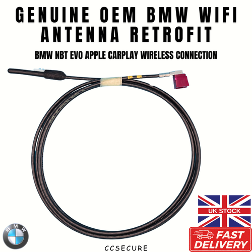 BMW Genuine OEM WLAN WIFI Antenna Retrofit NBT EVO CarPlay Wireless ...