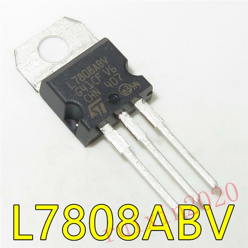 10PCS STMICROELECTRONICS L7808ABV L7808 7808 8V 1A regulator Original ...