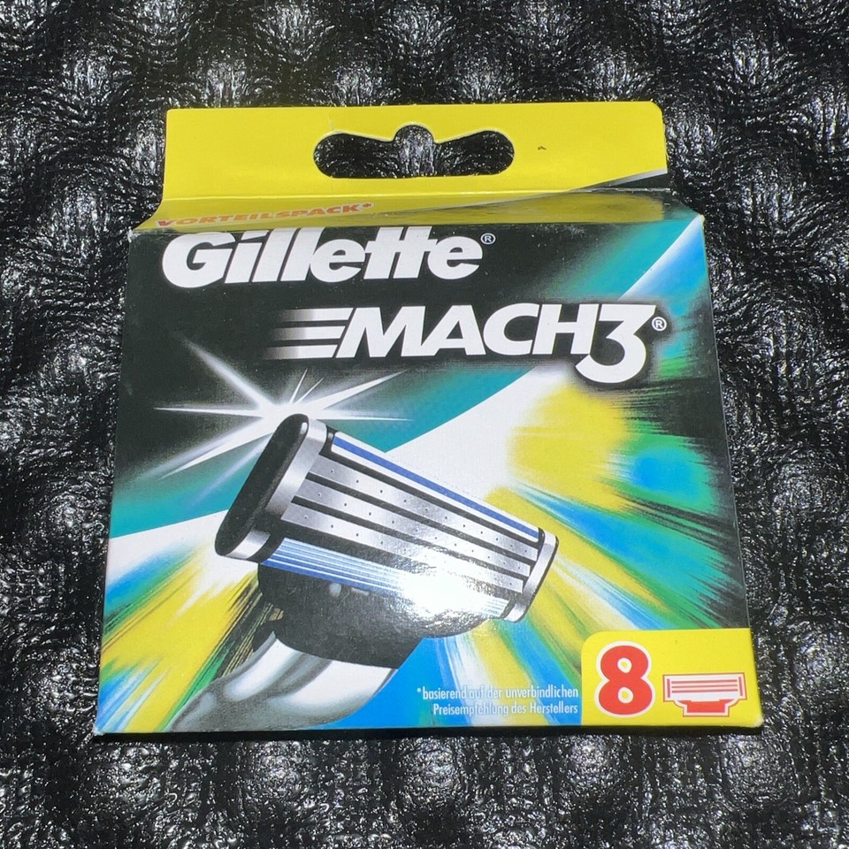 Gillette Mach 3 Razor Blades - 8 Refills 3014260274924 | eBay UK