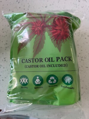 4 PCS Castor Oil Pack Wrap Organic Castor Oil Packs | eBay