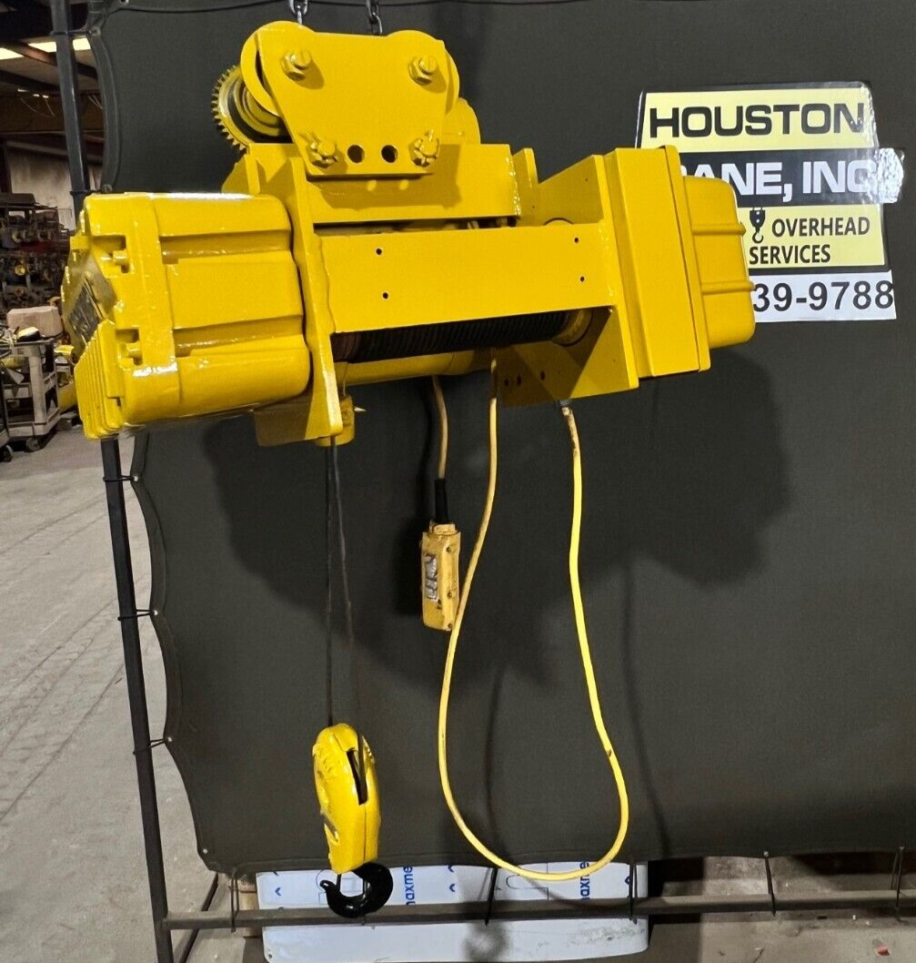 Acco-Wright 1/2 Ton Wire Rope w/ Motorized Trolley, 26 Ft Lift, 460-3 ...