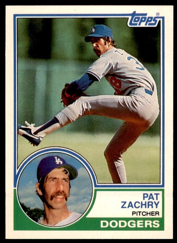 1983 Topps Traded Set Break #131T Pat Zachry NM-MT+ Los Angeles Dodgers ...