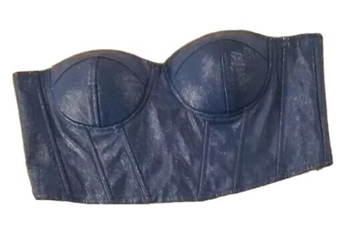 Say What Rare Royal Blue Strapless Bustier Corset Size M Whimsycore ...