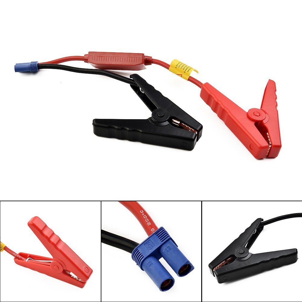 1* For Car Jump Starter Clam Battery Booster Leads Portable | eBay