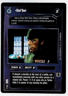 1995 Star Wars Customizable Card Game: Premiere Expansion Set Chief ...