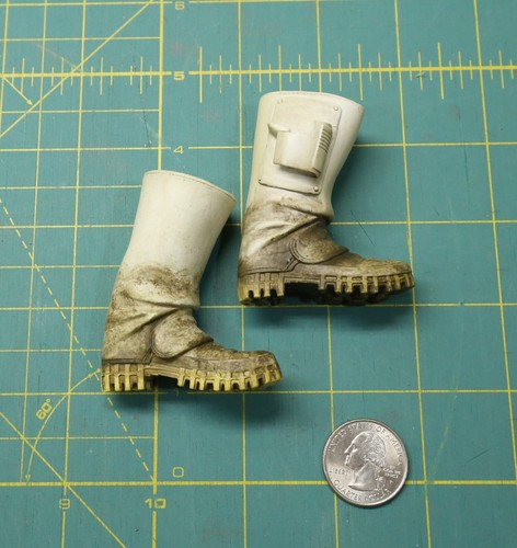 Sideshow 1/6 Scale Scout Trooper Muddy Scout Bike Riding Boots Star ...