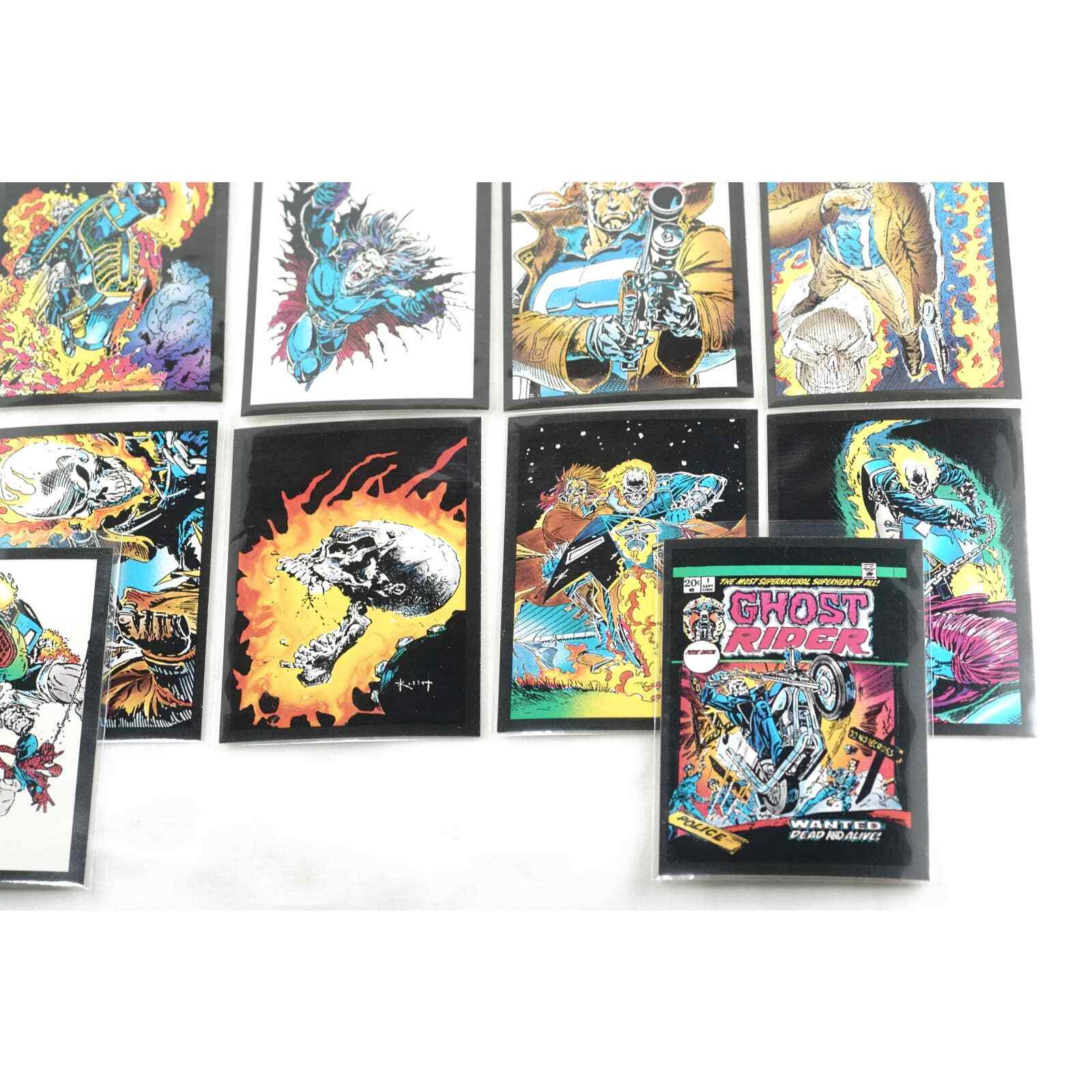 Marvel Ghost Rider 1992 Collectible Trading Cards Lot, 27 Ghost Rider ...