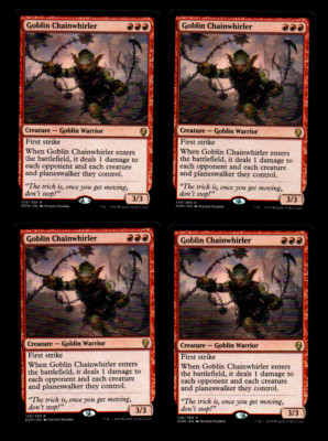 MRM ENGLISH 4x Tournoyeur de cha nes gobelin - Goblin Chainwhirler MTG ...