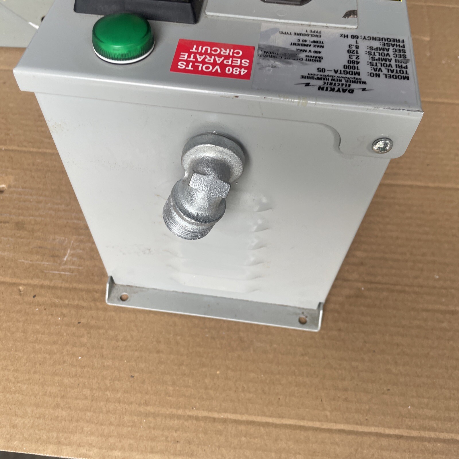 Dayton Electric MDGTA-05 Transformer Disconnect 1000VA 1-phase | eBay