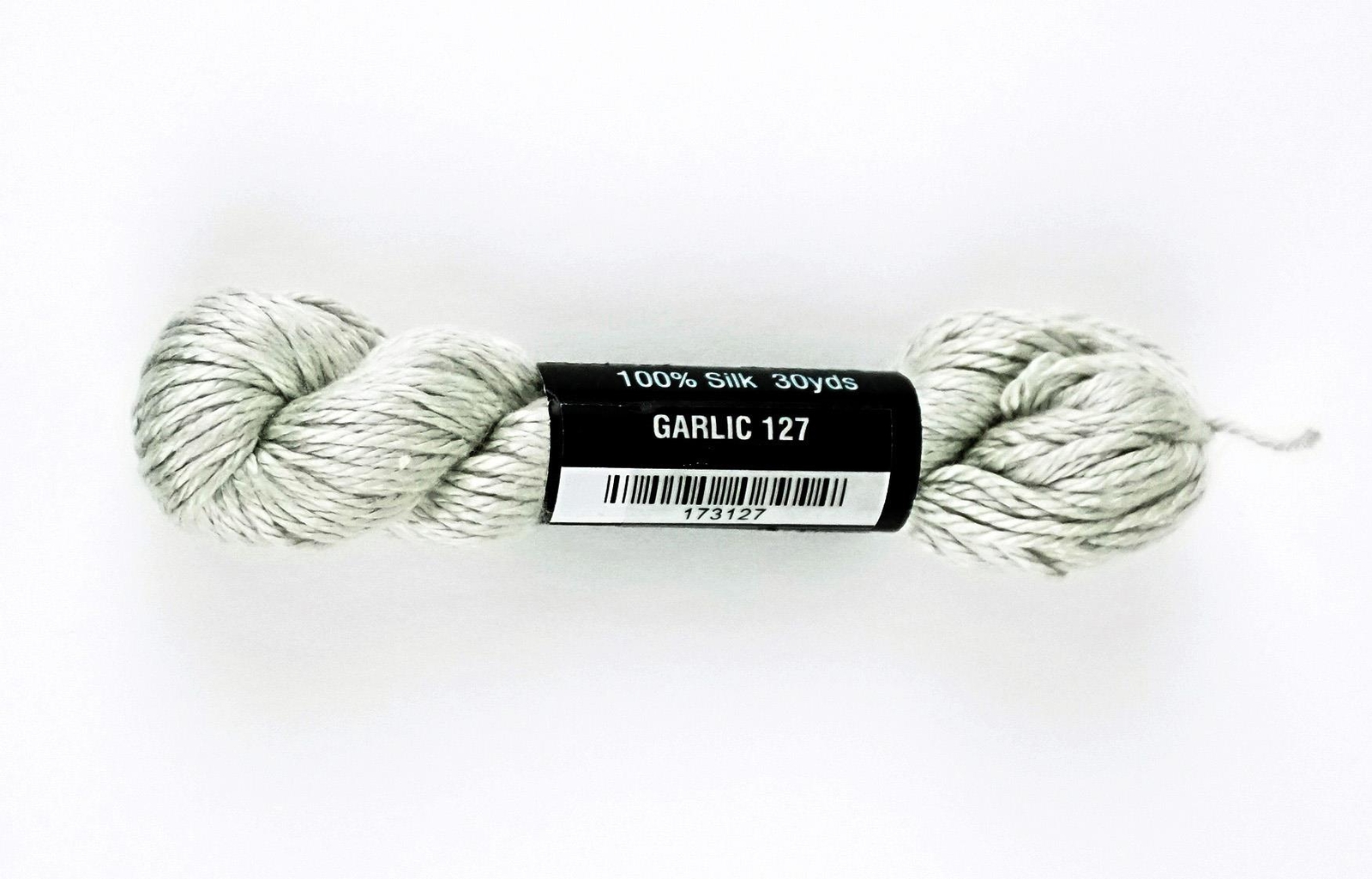 PEPPER POT SILK #127 Garlic Gray Single Ply 30 Yd. Needlepoint ...