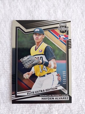 2022 Elite Extra Edition Decade Dominican Prospect Hayden Alvarez ...