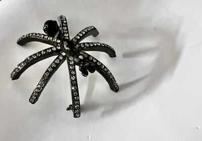 Butler and Wilson Black Crystal Spider Vintage Brooch | eBay