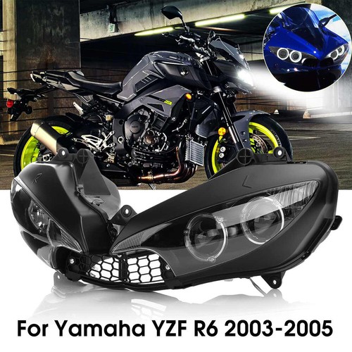 Headlight Front HeadLight Lamp Fit For Yamaha YZFR6 YZF R6 03-05 04 R6S ...