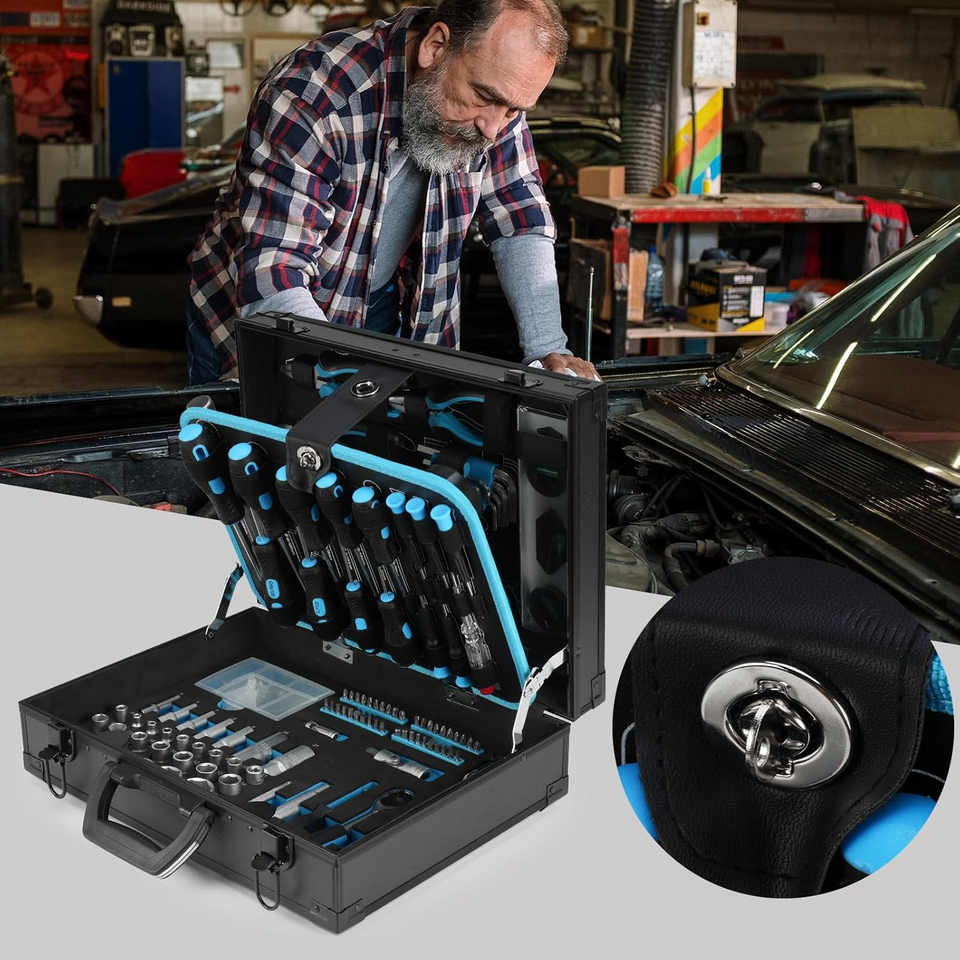 Mechanic Tool Set, 248 Pieces Auto Repair Tool Set with Heavy Duty ...