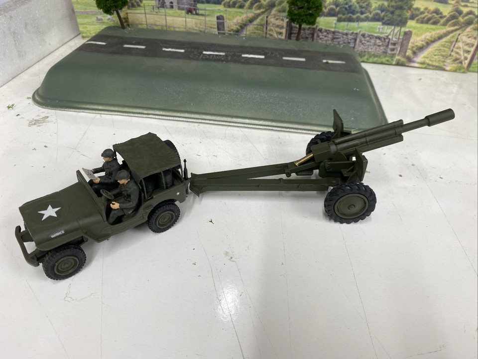 Dinky 615,612.Willy’s Jeep And Field Gun.U.S.Army Military. WW2 ..Code ...