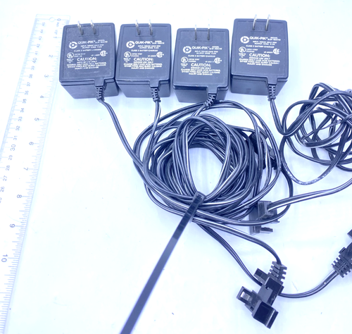 Quik-Pik Lot of 4 Charger AC Adapter Class 2 120VAC SAFCO SLSF-10AH12 ...