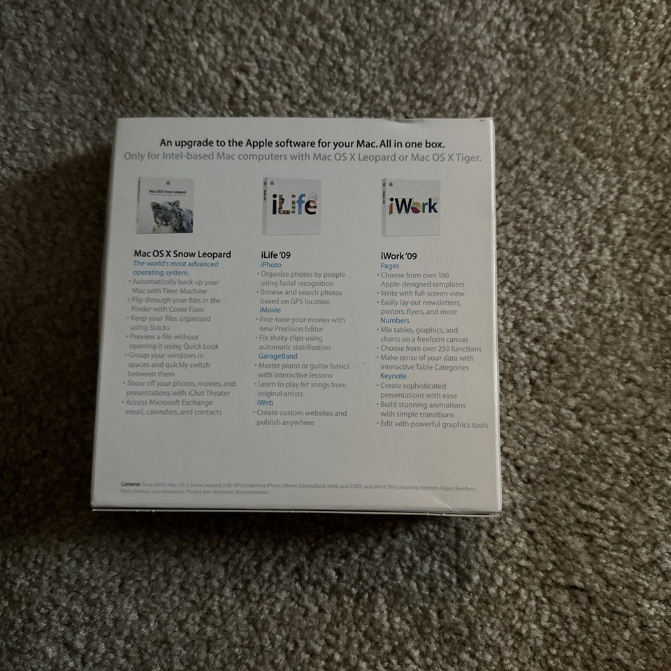 Mac Box Set ‘09 | eBay